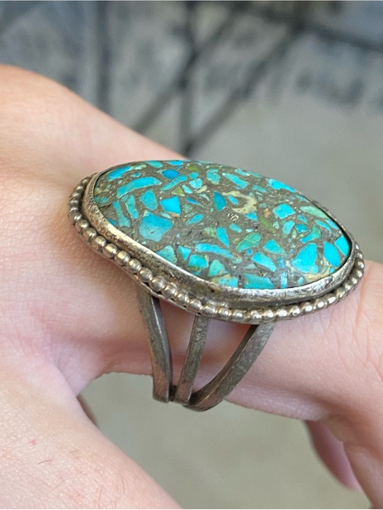 Accessories | Vintage Native American Sterling Silver Turquoise Ring ...